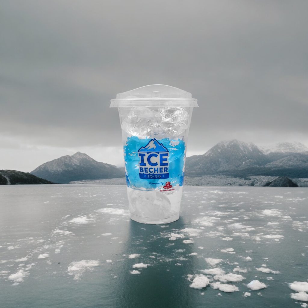 ICE Becher – Becher mit Eiswürfeln